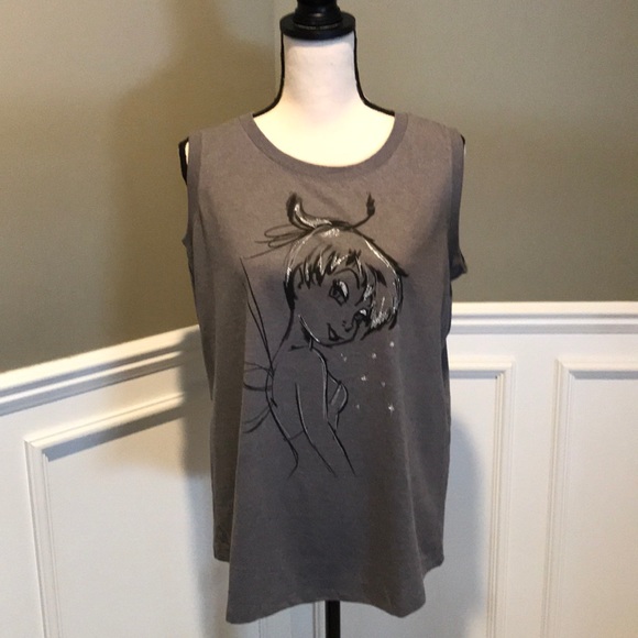 Disney | Tops | Disney Tinkerbell Tank Top | Poshmark